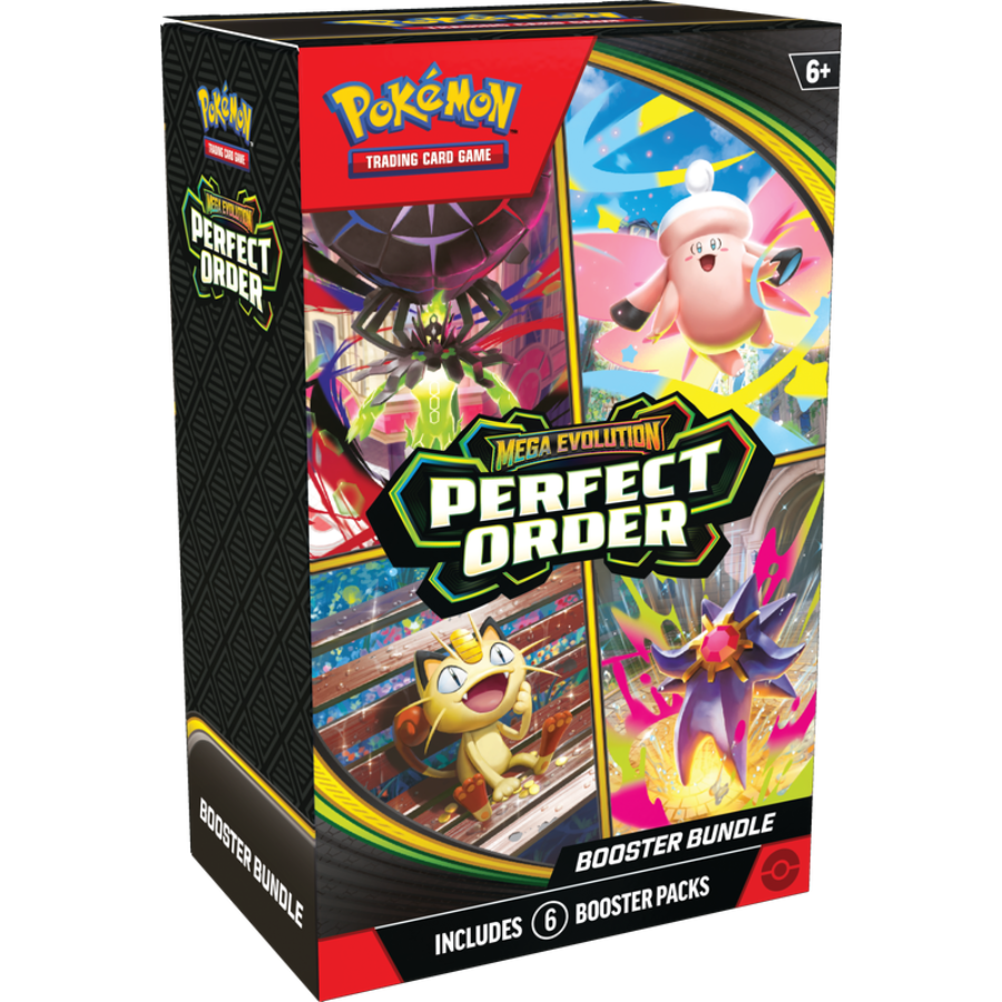 Pokémon TCG: Mega Evolution Perfect Order Booster Bundle 6 packs ...