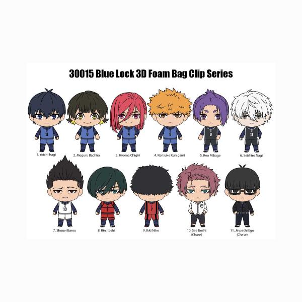 BLUE LOCK 3D FOAM BAG CLIP Monogram – Anime Otaku Hobby