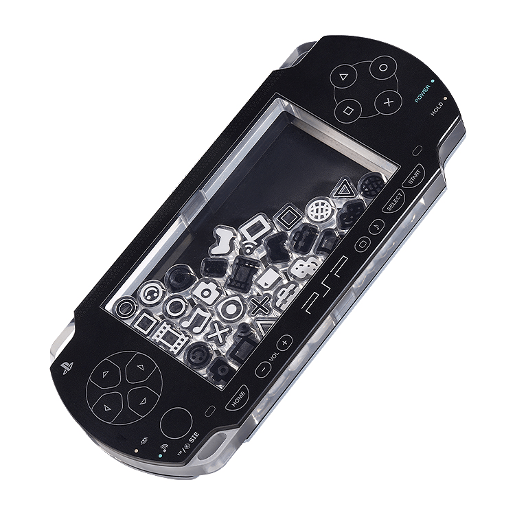 PSP™ (PlayStation™Portable) Rattle Acrylic Stand: Black Ver.GOOD SMILE ...