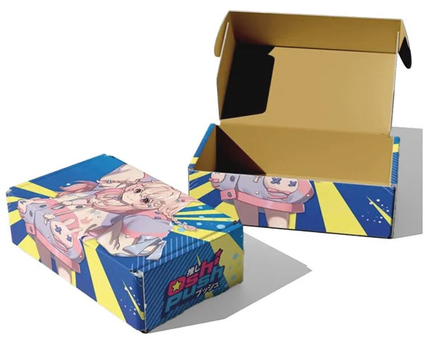 Oshi Push: VTuber Card Game 800-Cardcount Cardboard Storage Box – Anime ...